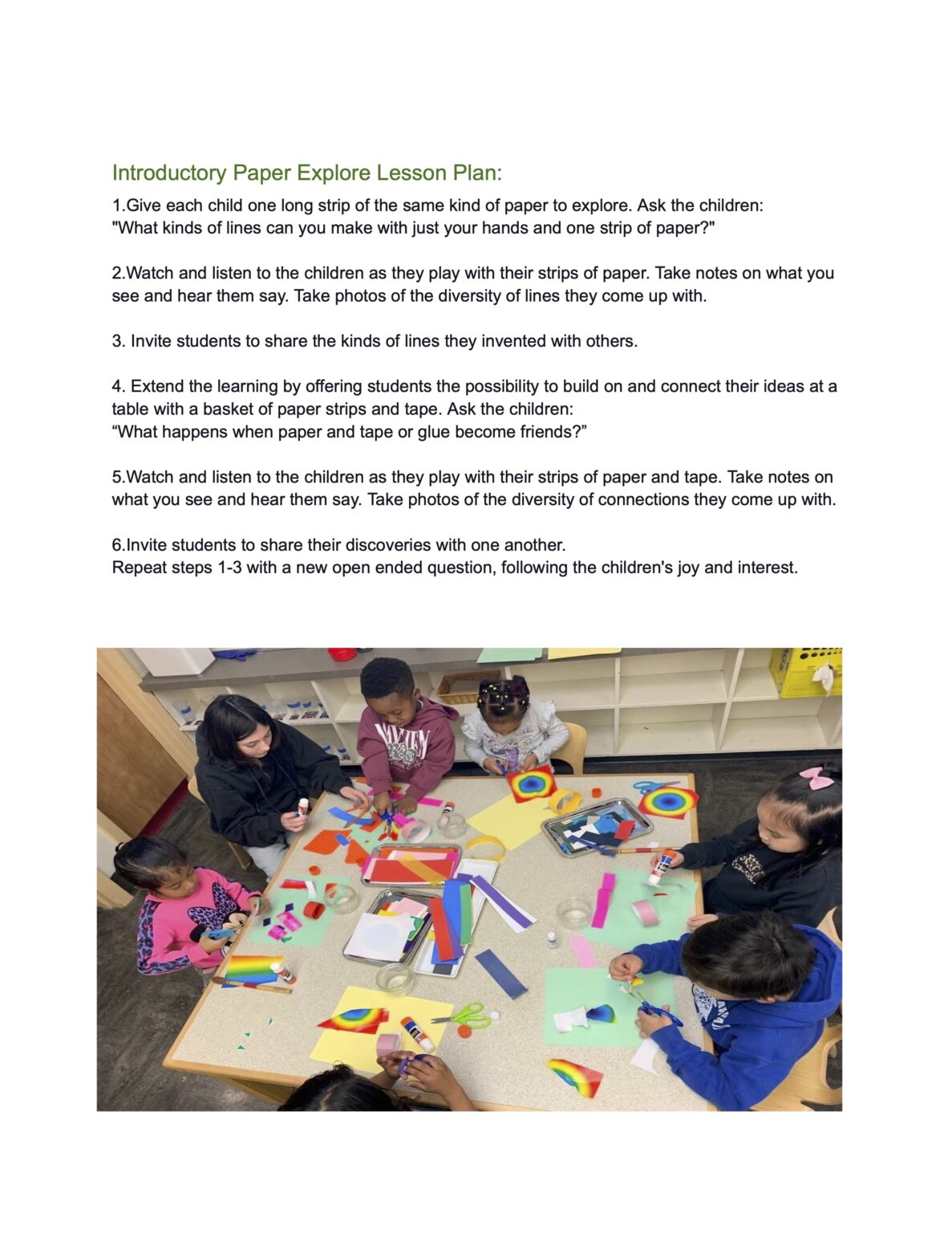 Exploring Paper - Teaching Preschool Partners