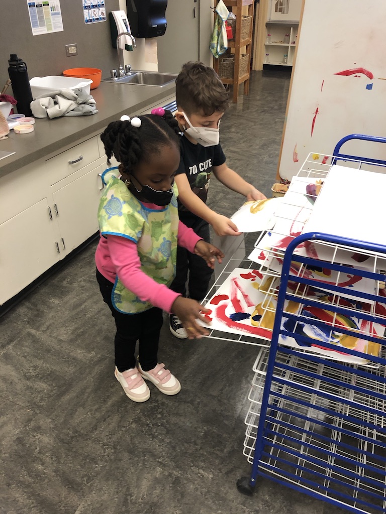 First Experience with Tempera Paint - Teaching Preschool Partners